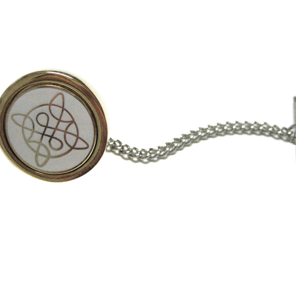 Kiola Designs | Accessories | Gold Toned Celtic Design Tie Tack | Poshmark